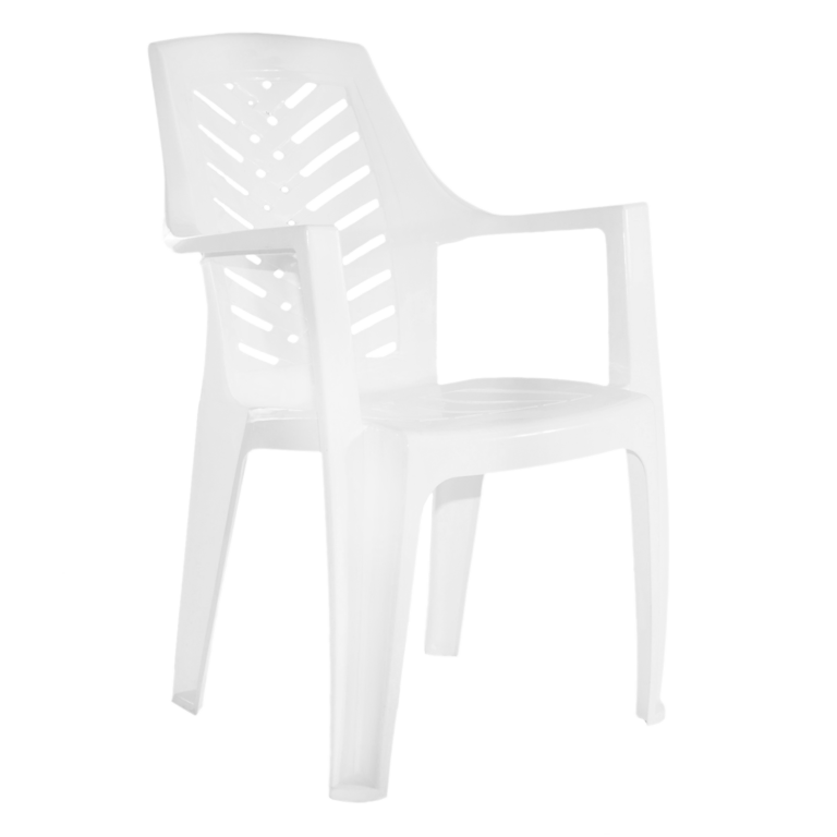 SILLA JARDIN PLASTICO APILABLE GARDEN LIFE MARBELLA BLANCA – Casa Rosario